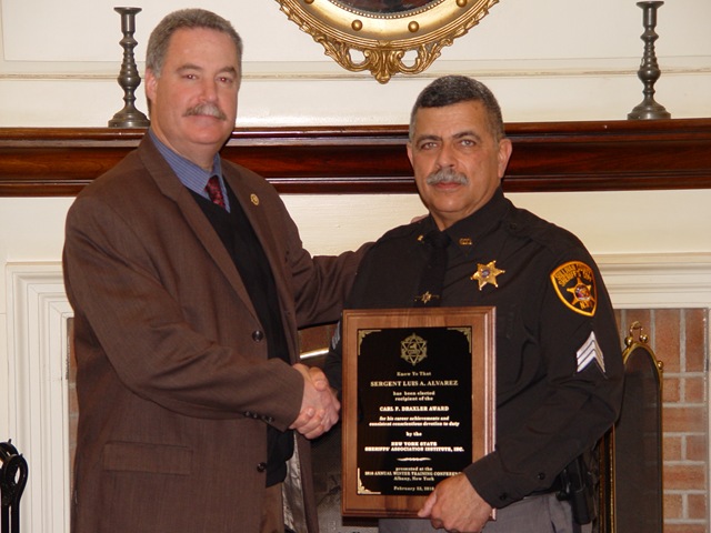 Sergeant Luis Alvarez of the Sullivan County Sheriff’s Patrol Receives ...